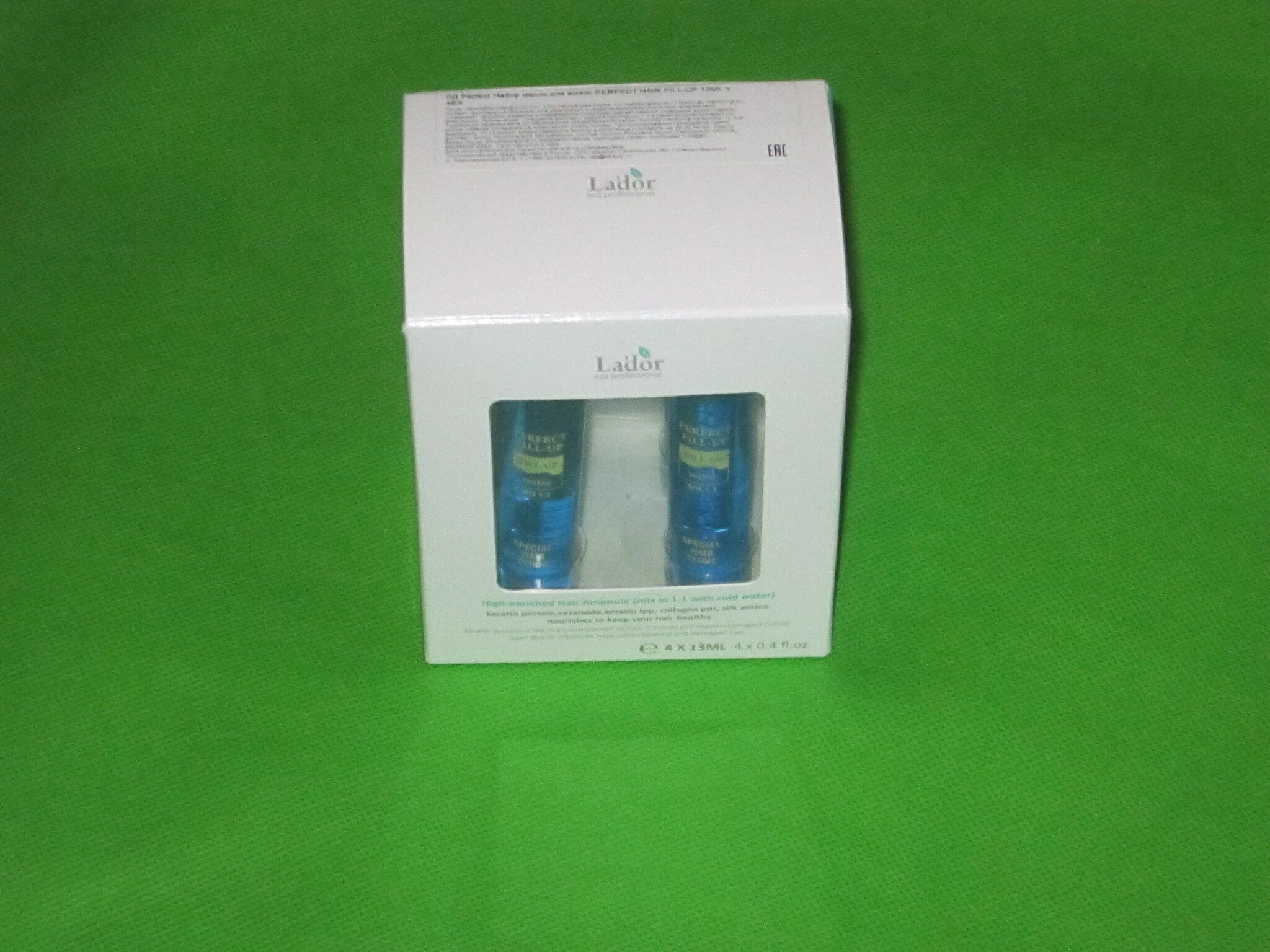 A set of excellent hair filler masks Lador Perfect hair fill-up with ...